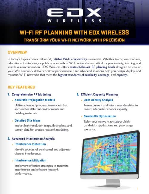 Wifi - EDX Wireless Planning Software